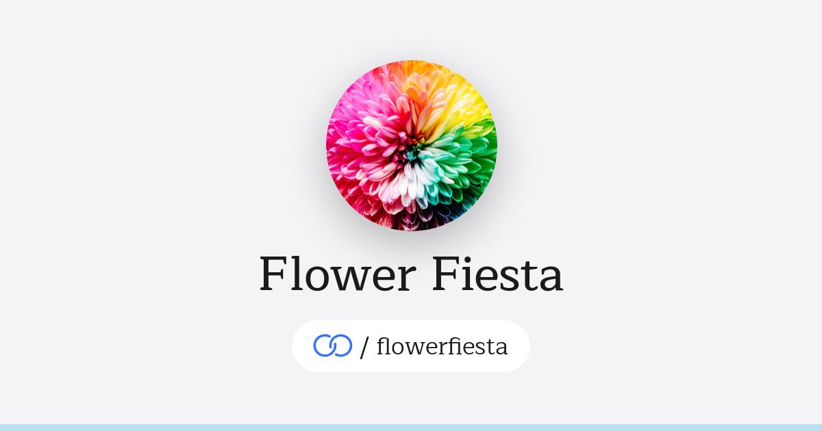 Flower Fiesta (/flowerfiesta) · solo.to
