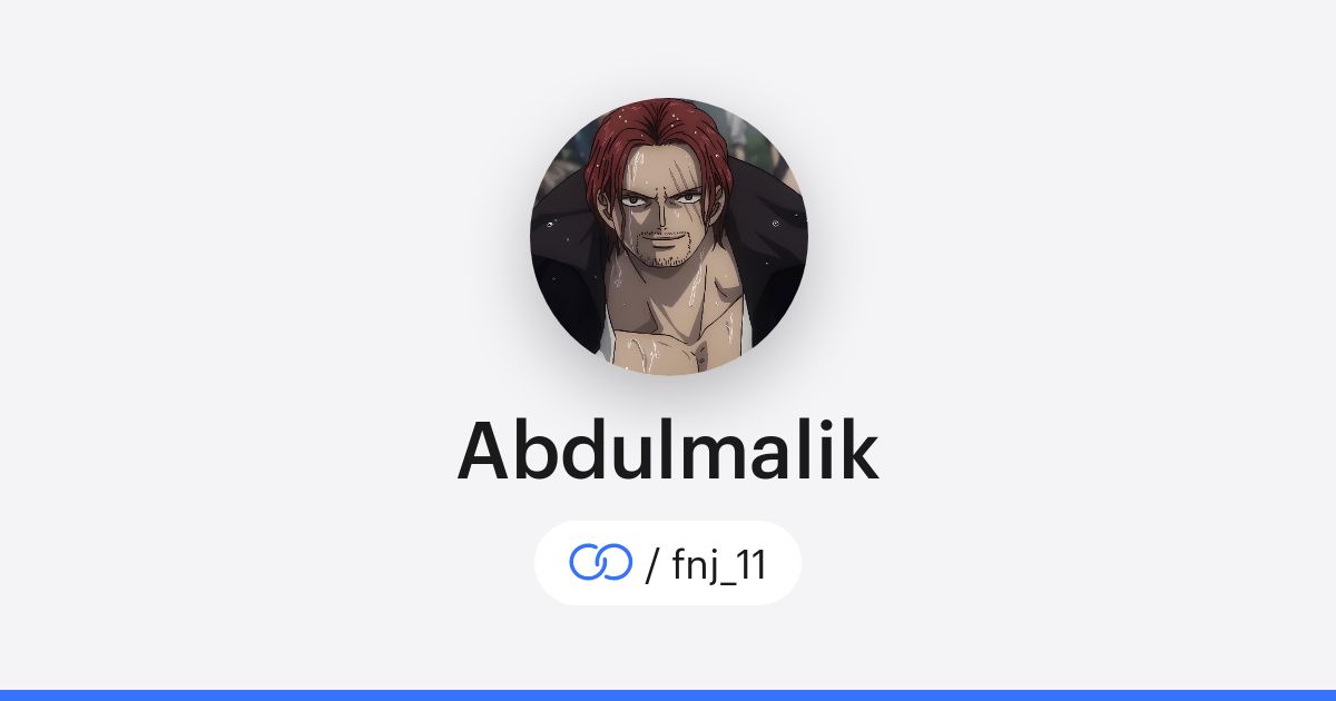 Abdulmalik (/fnj_11) · solo.to