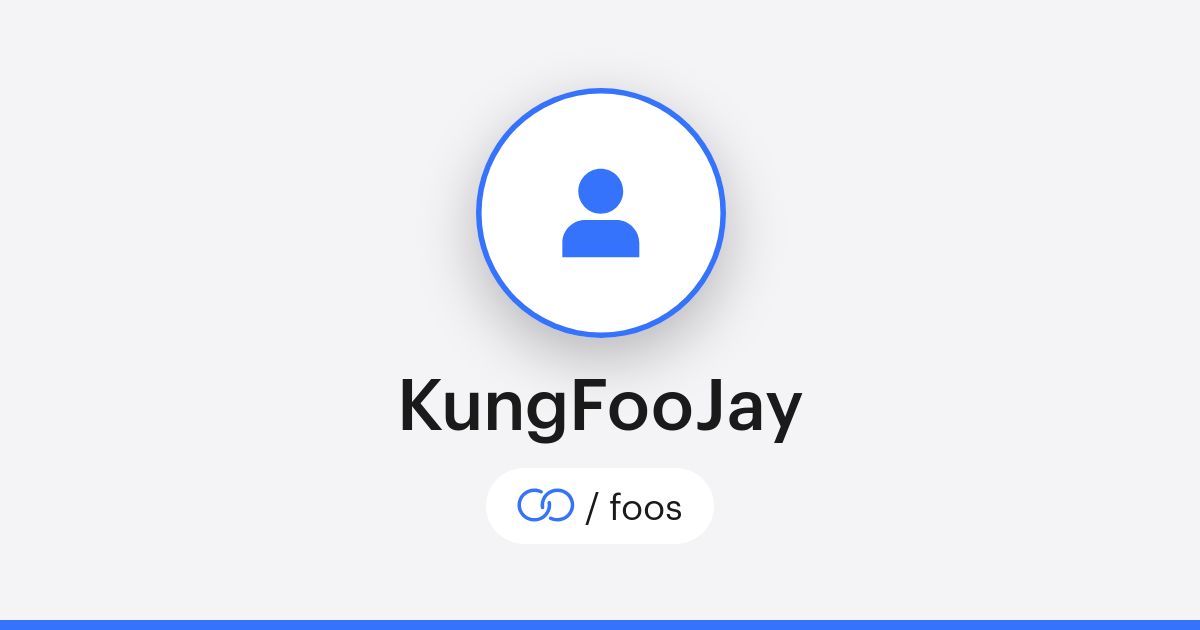 KungFooJay (/foos) · solo.to