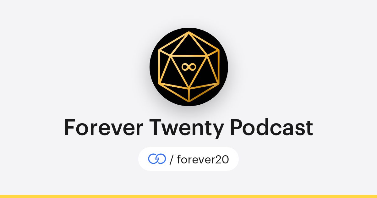 Forever Twenty Podcast (/forever20) · solo.to