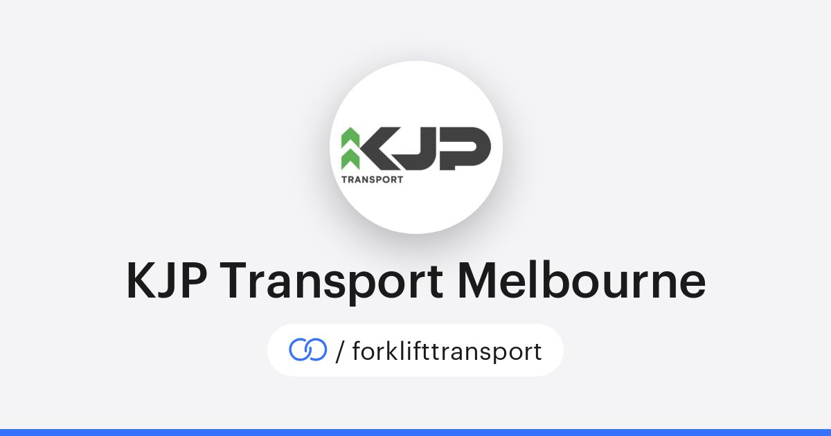 KJP Transport Melbourne (/forklifttransport) · solo.to