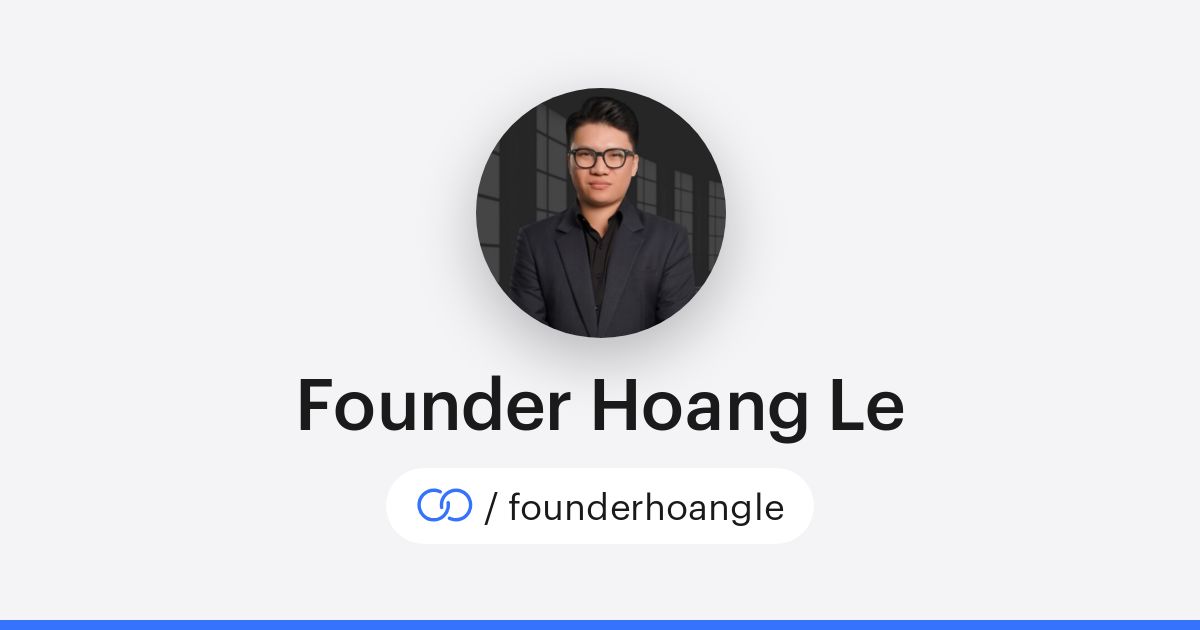Founder Hoang Le (/founderhoangle) · solo.to