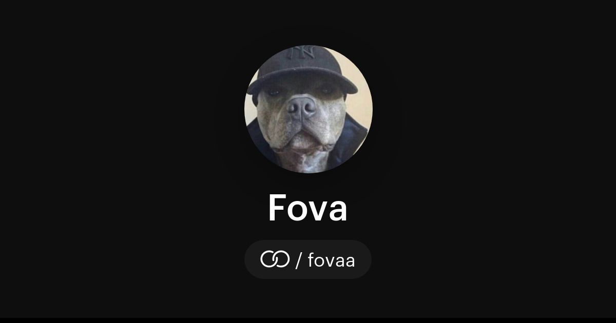 Fova (/fovaa) · solo.to