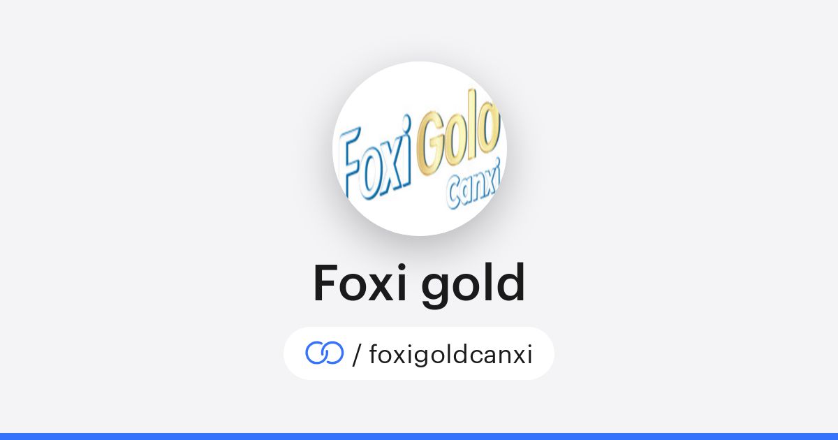 Foxi gold (/foxigoldcanxi) · solo.to