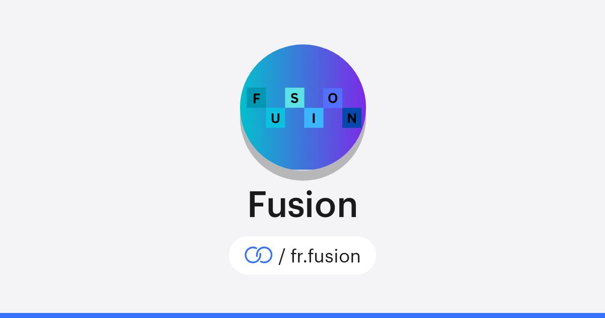 Fusion (/fr.fusion) · solo.to