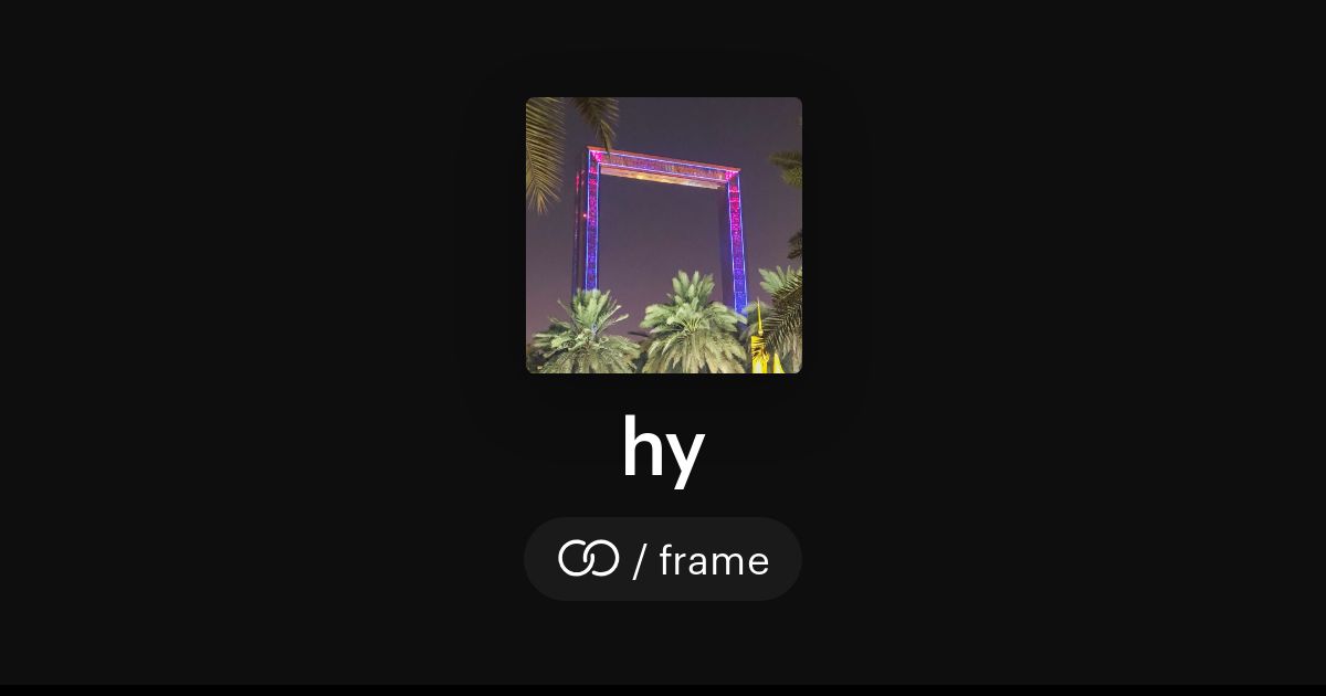 hy (/frame) · solo.to