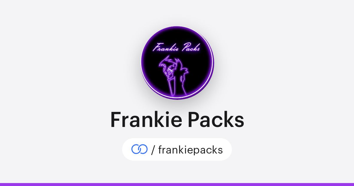 Frankie Packs (/frankiepacks) · solo.to