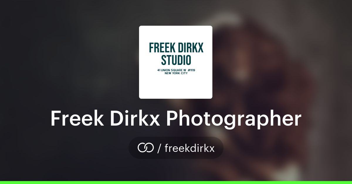 Freek Dirkx Photographer (/freekdirkx) · solo.to