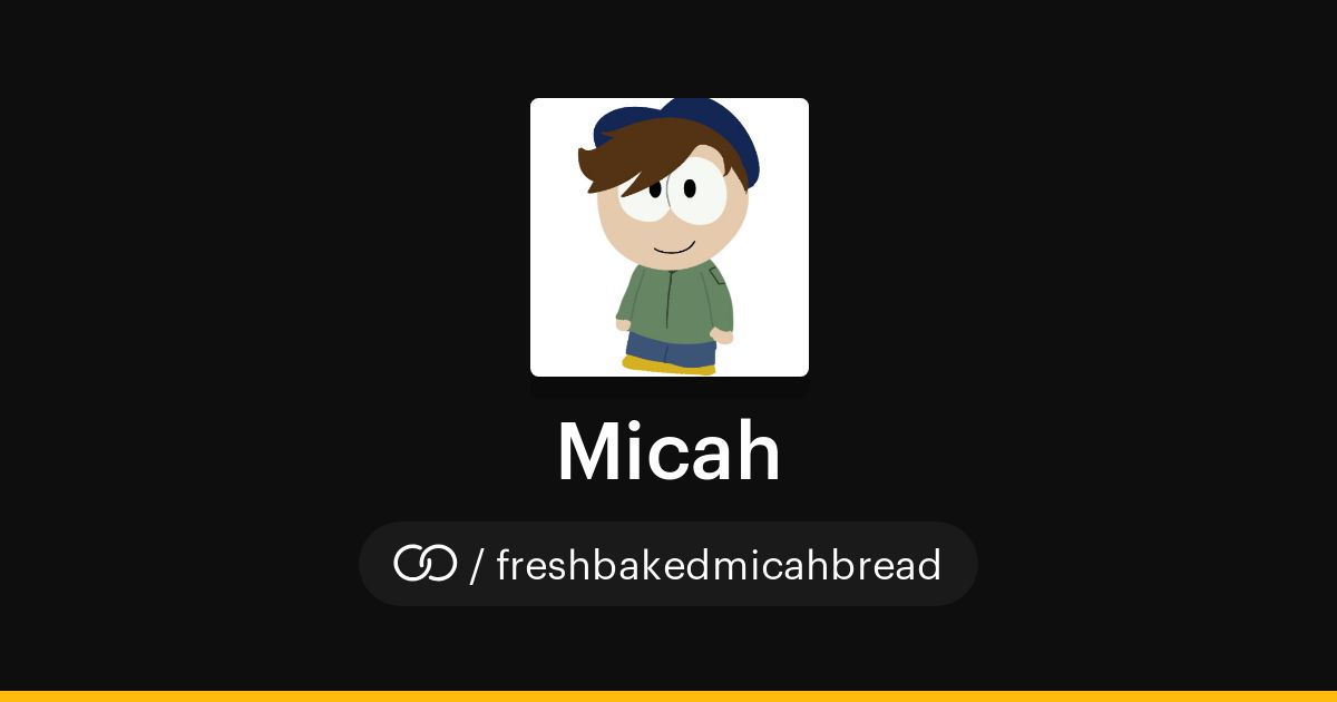 Micah (/freshbakedmicahbread) · solo.to