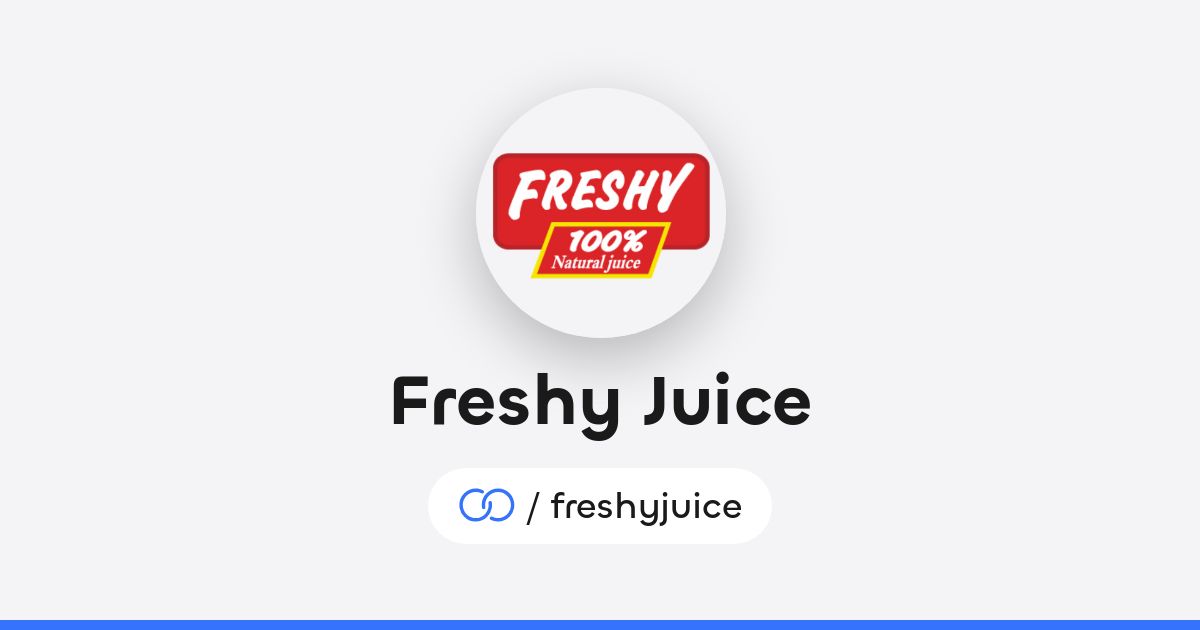 Freshy Juice (/freshyjuice) · solo.to