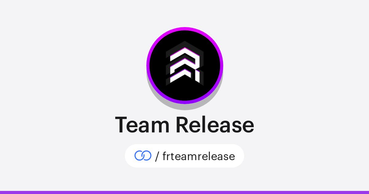 Team Release (/frteamrelease) · solo.to