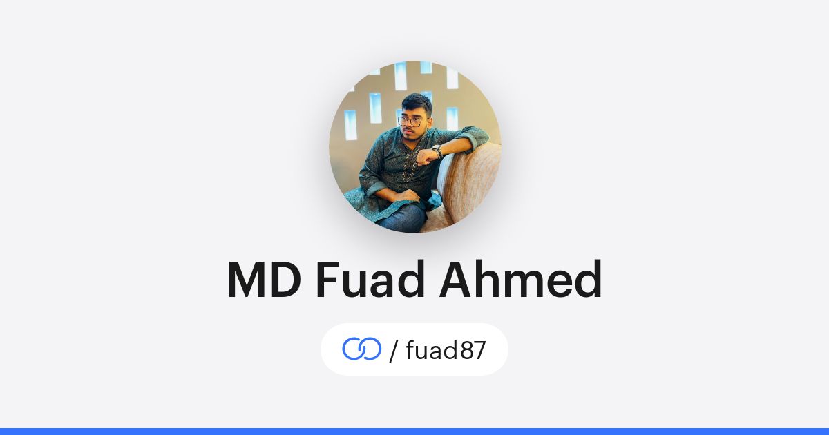 MD Fuad Ahmed (/fuad87) · solo.to