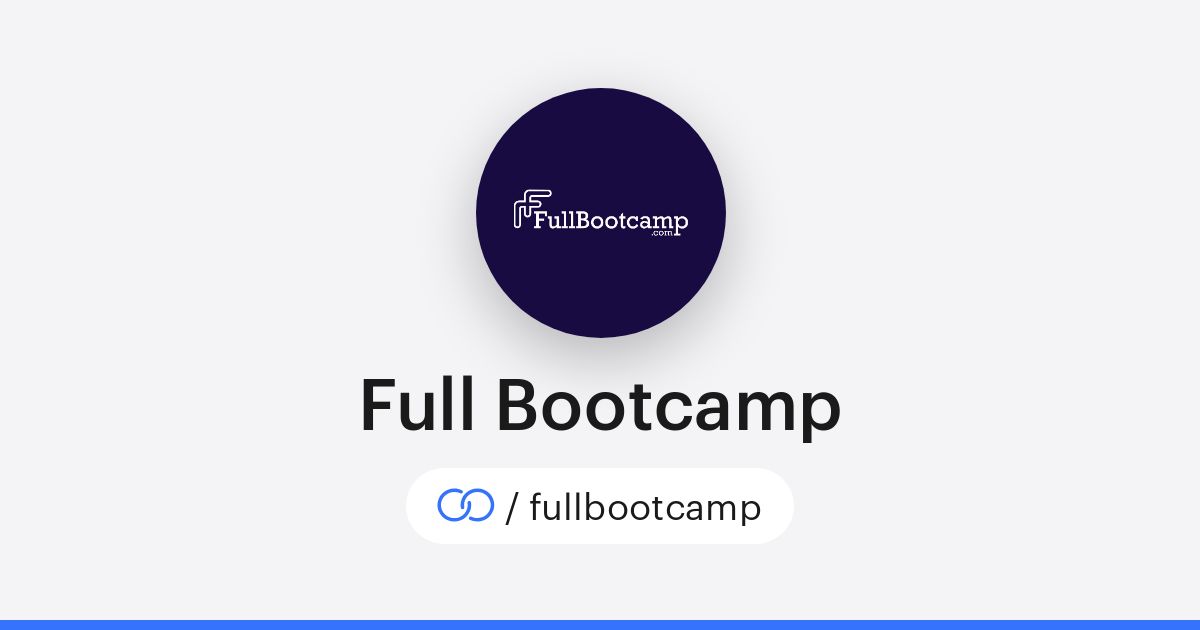 Full Bootcamp (/fullbootcamp) · solo.to