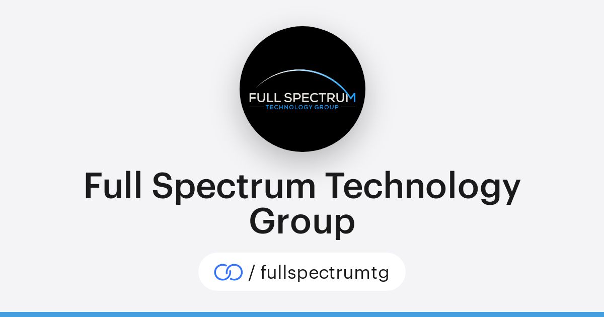 Full Spectrum Technology Group (/fullspectrumtg) · solo.to