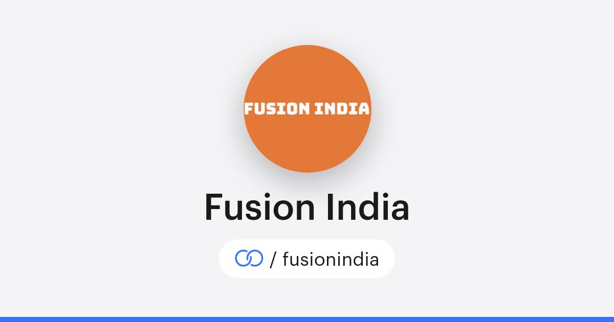 Fusion India (/fusionindia) · solo.to