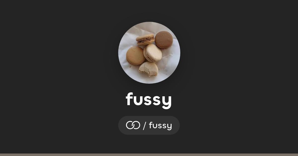fussy · solo.to