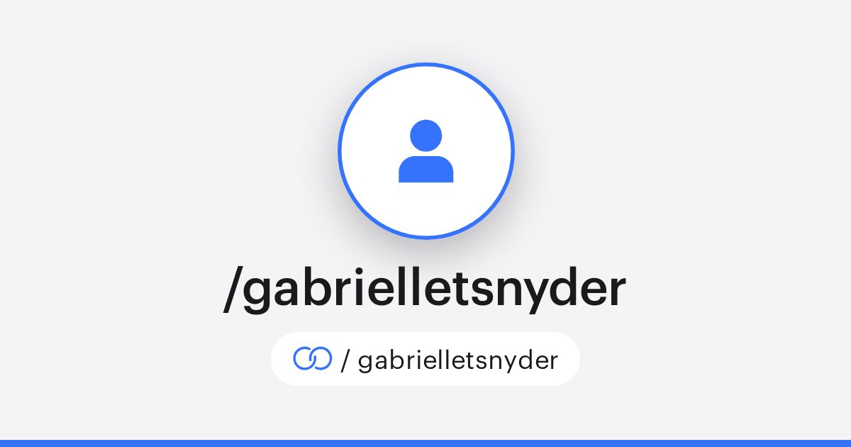 /gabrielletsnyder · solo.to