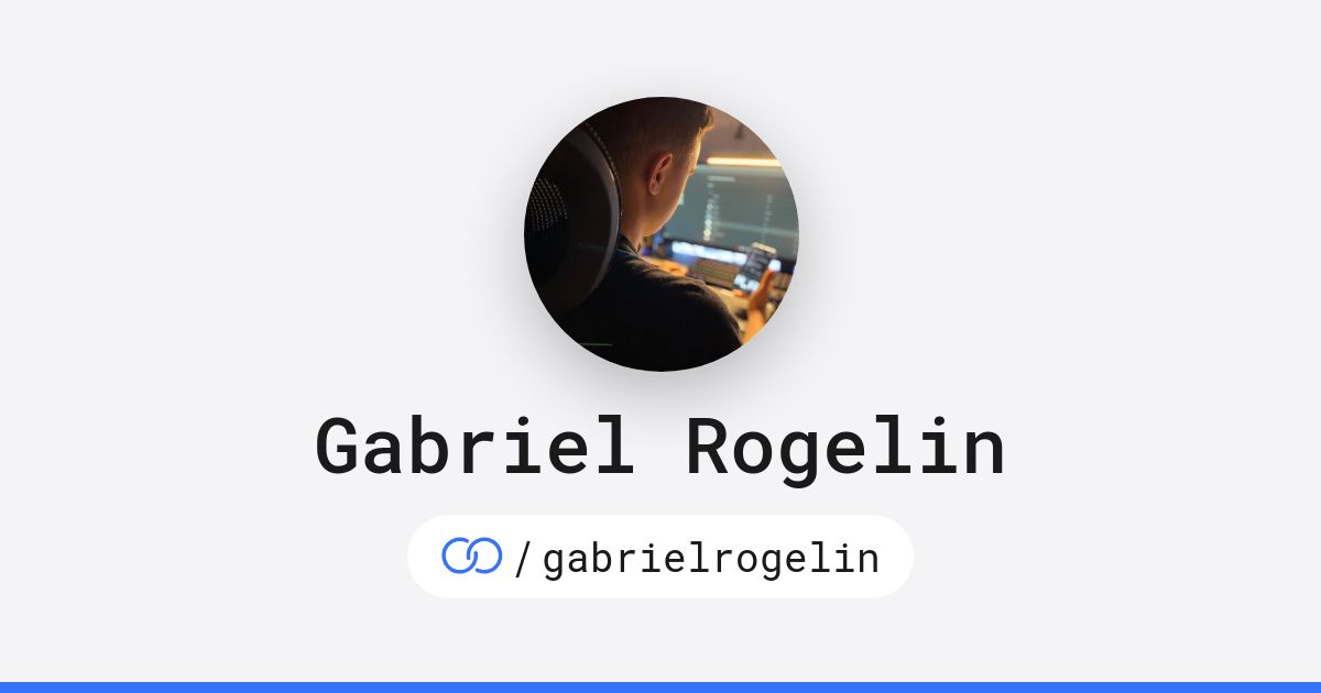 Gabriel Rogelin (/gabrielrogelin) · solo.to