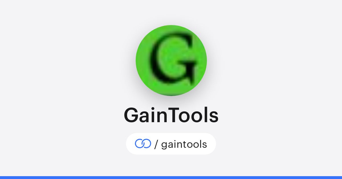 GainTools · solo.to