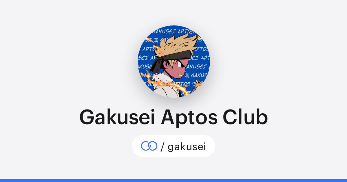 Gakusei Aptos Club (/gakusei) · solo.to