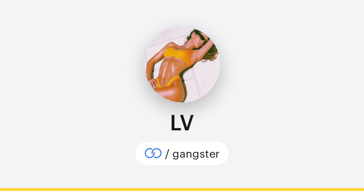 LV (/gangster) · solo.to