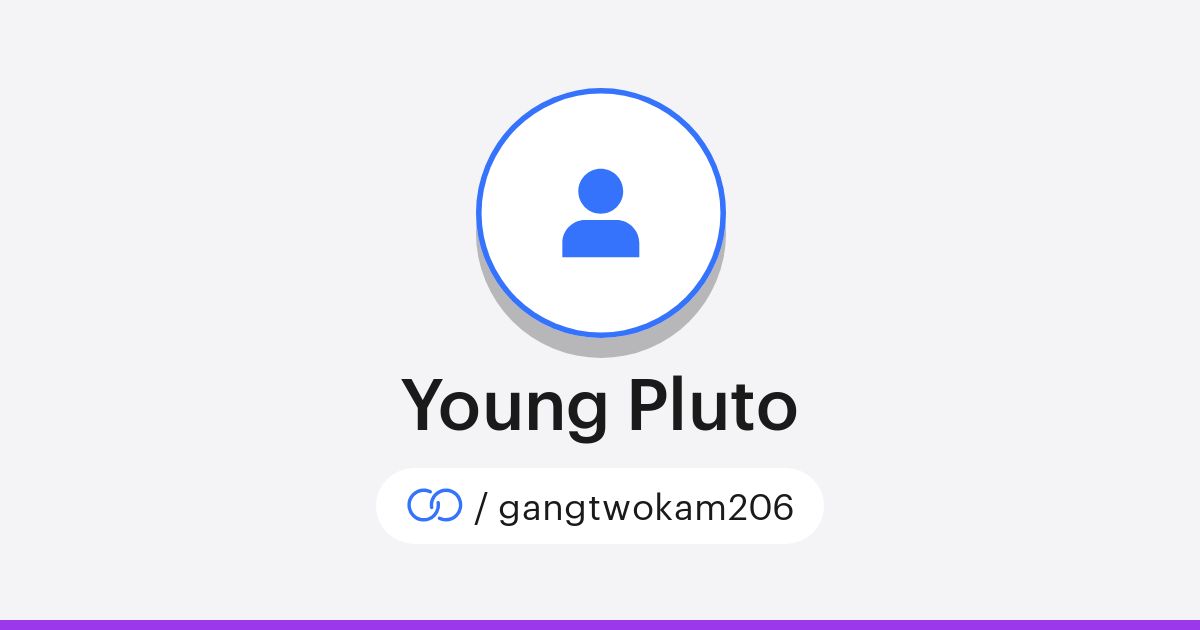 Young Pluto (/gangtwokam206) · solo.to