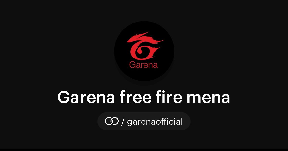 Garena free fire mena (/garenaofficial) · solo.to