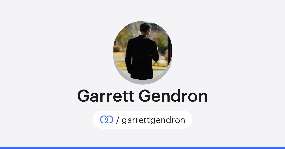 Garrett Gendron (/garrettgendron) · solo.to