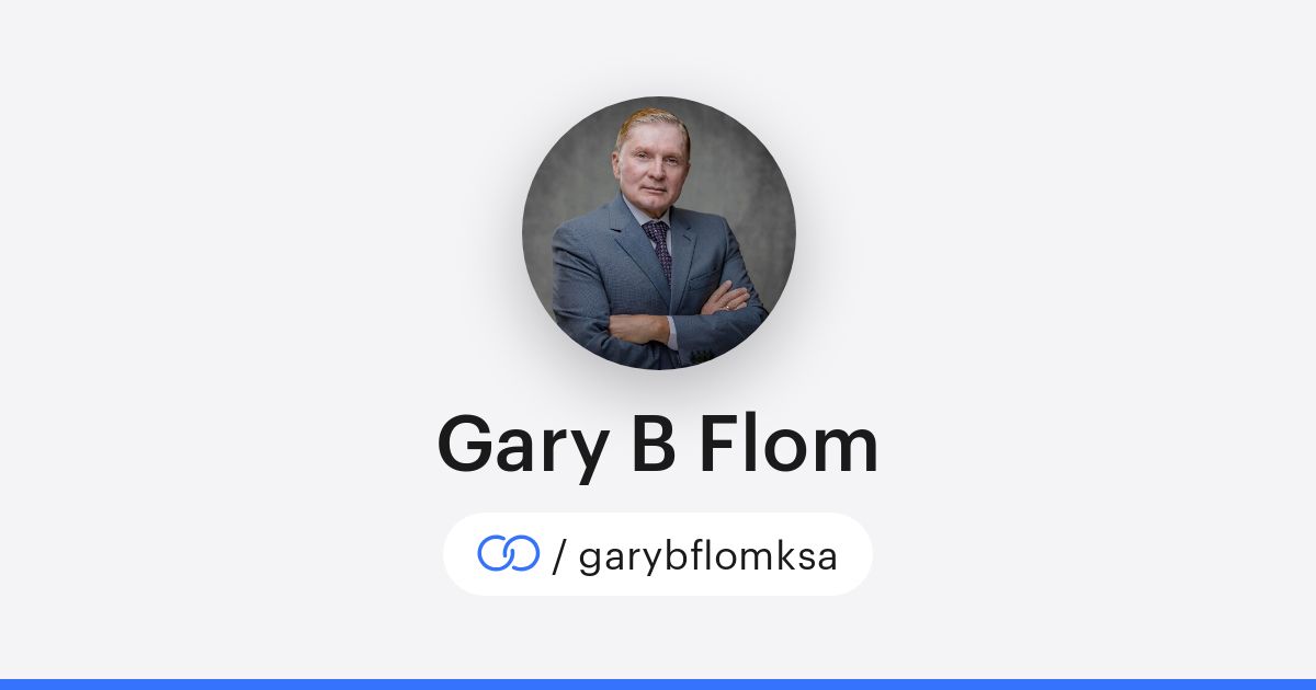 Gary B Flom (/garybflomksa) · solo.to