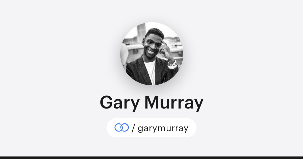 Gary Murray (/garymurray) · solo.to