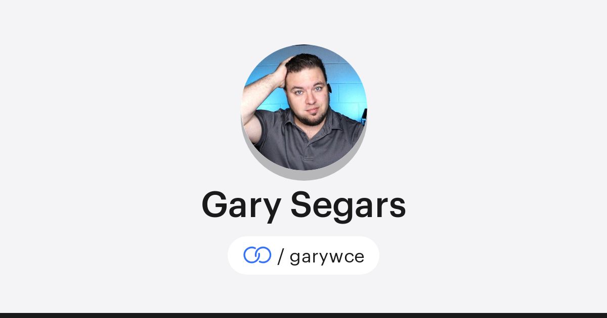 Gary Segars (/garywce) · solo.to