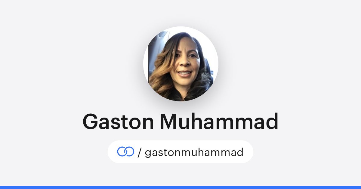 Gaston Muhammad (/gastonmuhammad) · solo.to