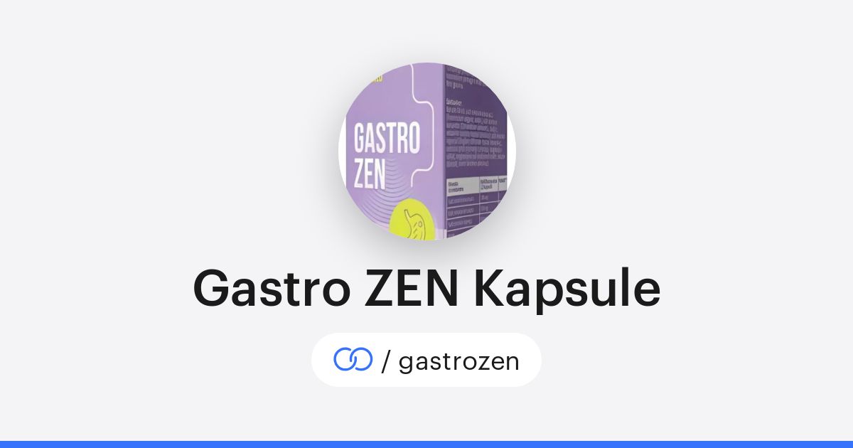 Gastro ZEN Kapsule (/gastrozen) · solo.to