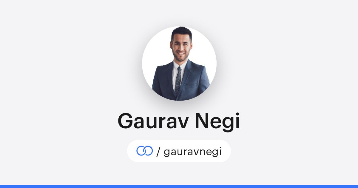Gaurav Negi (/gauravnegi) · solo.to