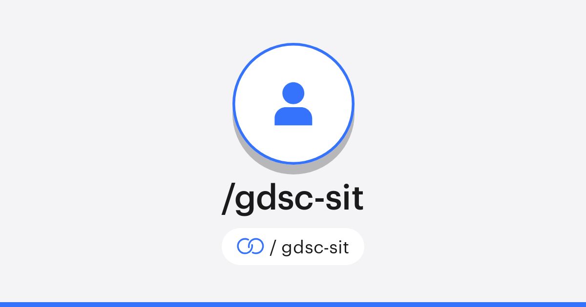 /gdsc-sit · solo.to