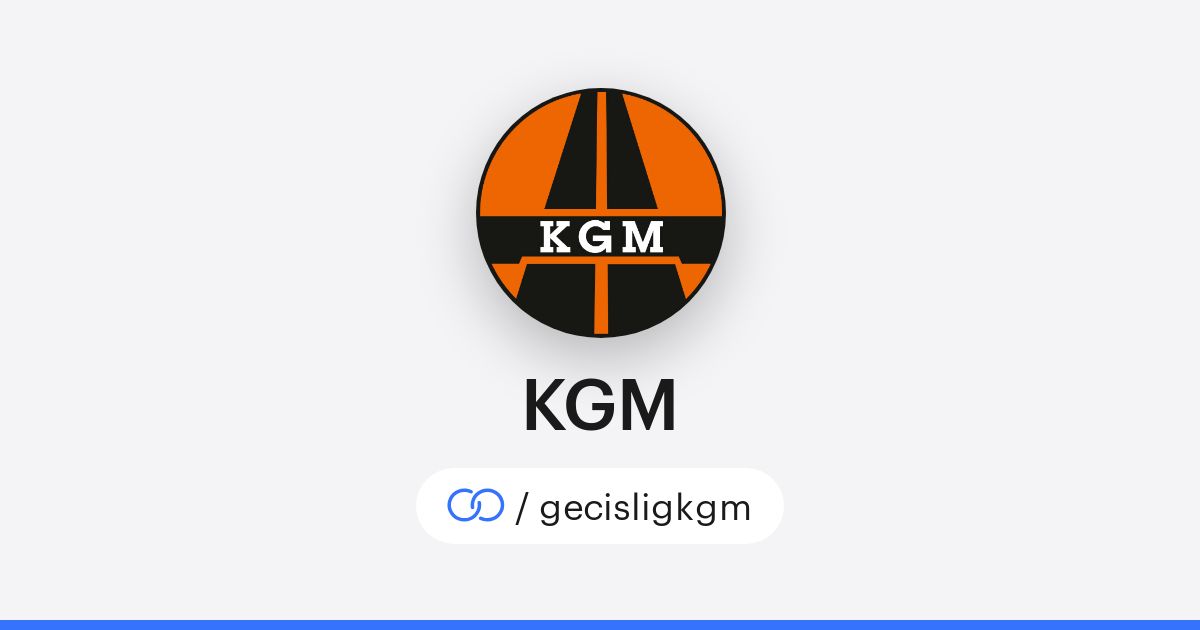 KGM (/gecisligkgm) · solo.to