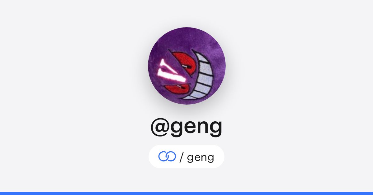 @geng (/geng) · solo.to