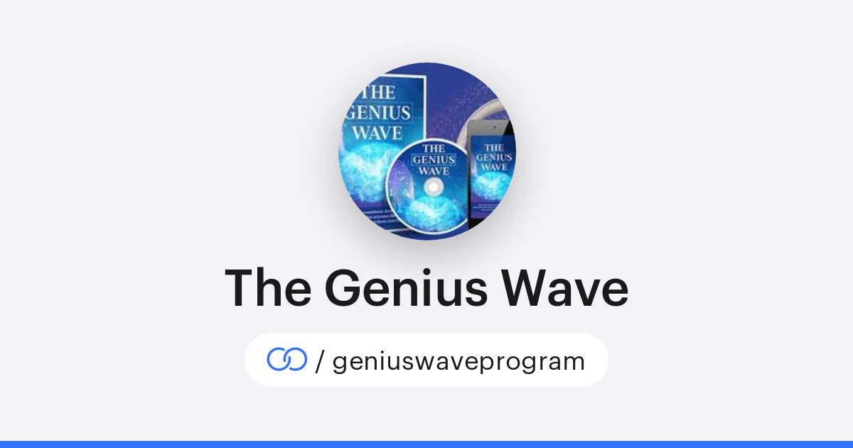 The Genius Wave (/geniuswaveprogram) · solo.to