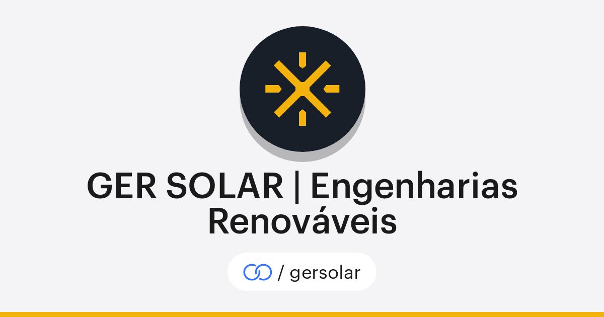 GER SOLAR | Engenharias Renováveis (/gersolar) · solo.to