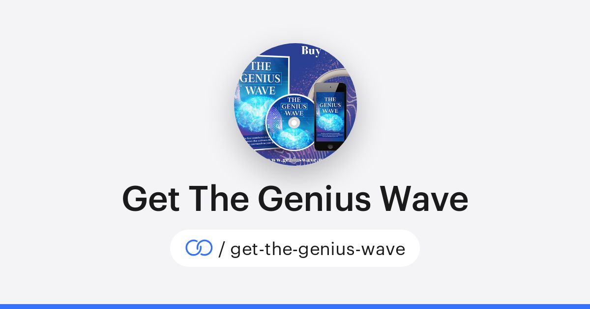 Get The Genius Wave (/get-the-genius-wave) · solo.to