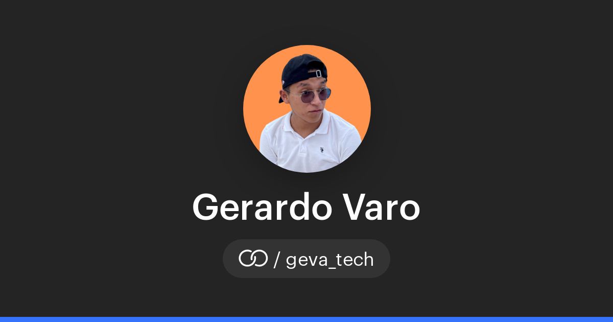 Gerardo Varo (/geva_tech) · solo.to