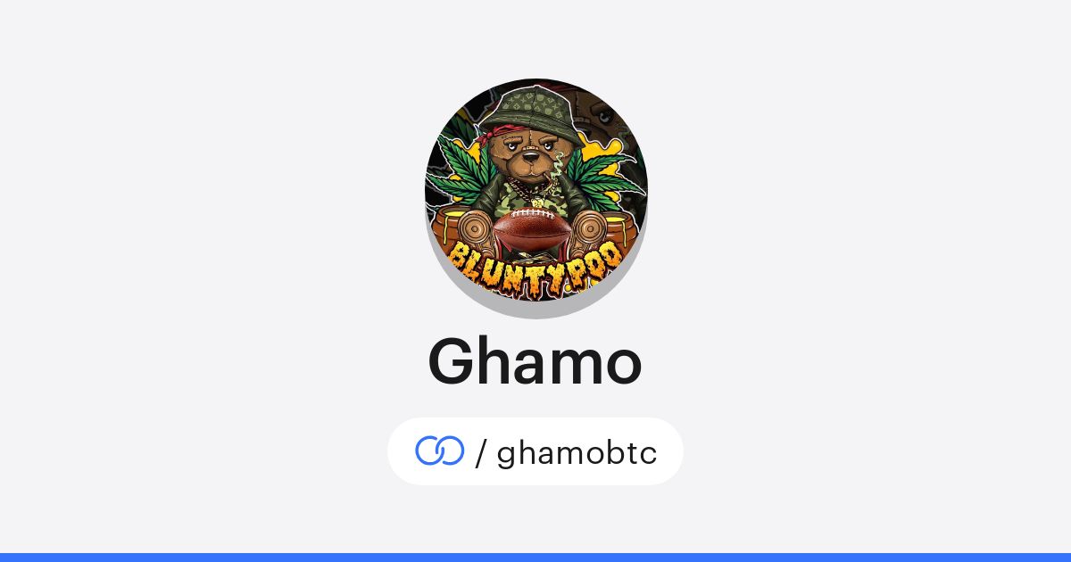 Ghamo (/ghamobtc) · solo.to
