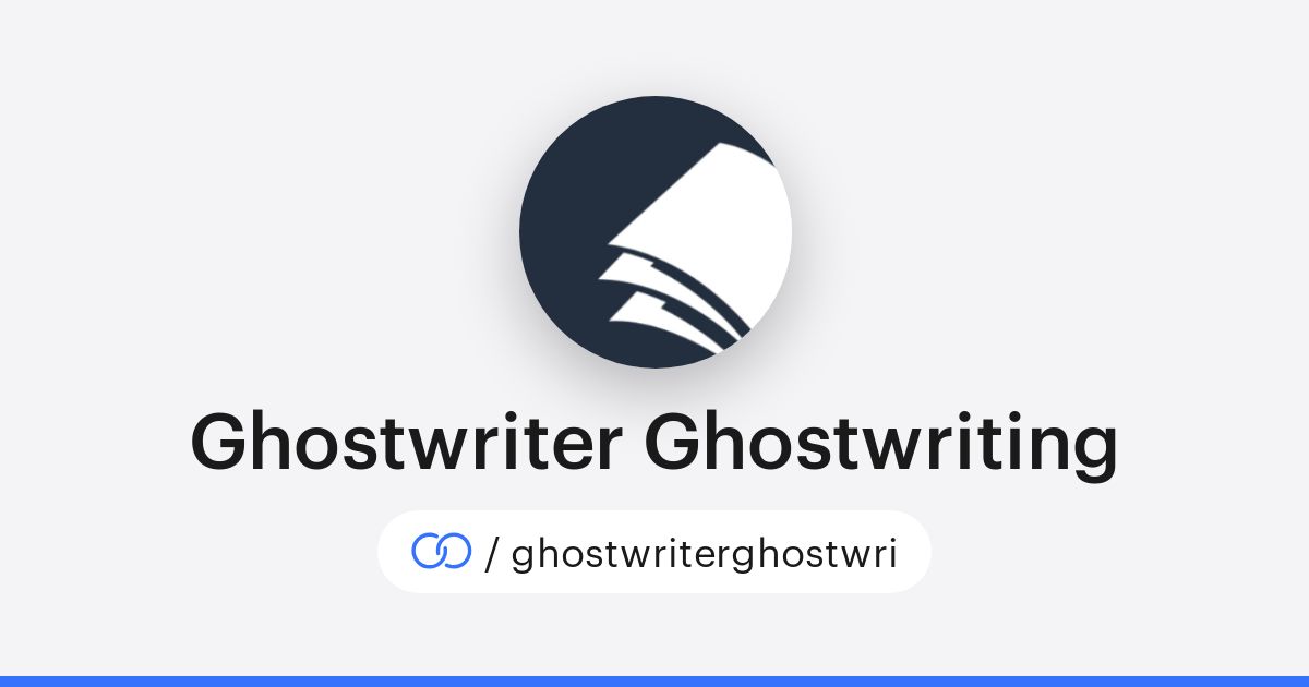 Ghostwriter Ghostwriting (/ghostwriterghostwri) · solo.to