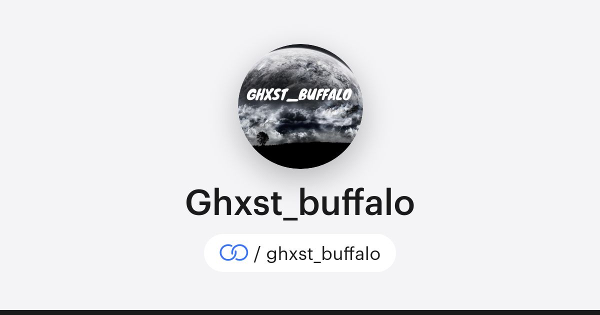 Ghxst_buffalo · solo.to