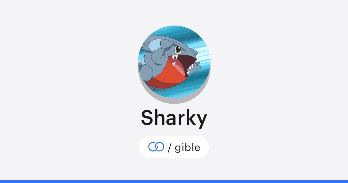 Sharky (/gible) · solo.to