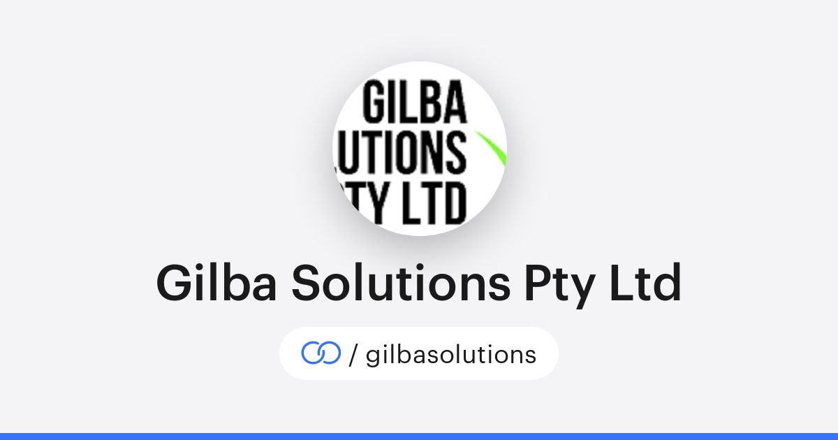 Gilba Solutions Pty Ltd (/gilbasolutions) · solo.to