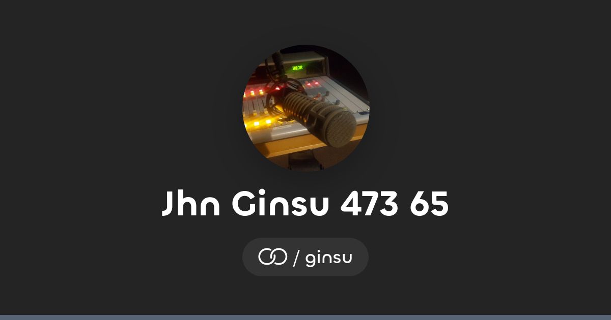 Jhn Ginsu 473 65 (/ginsu) · solo.to