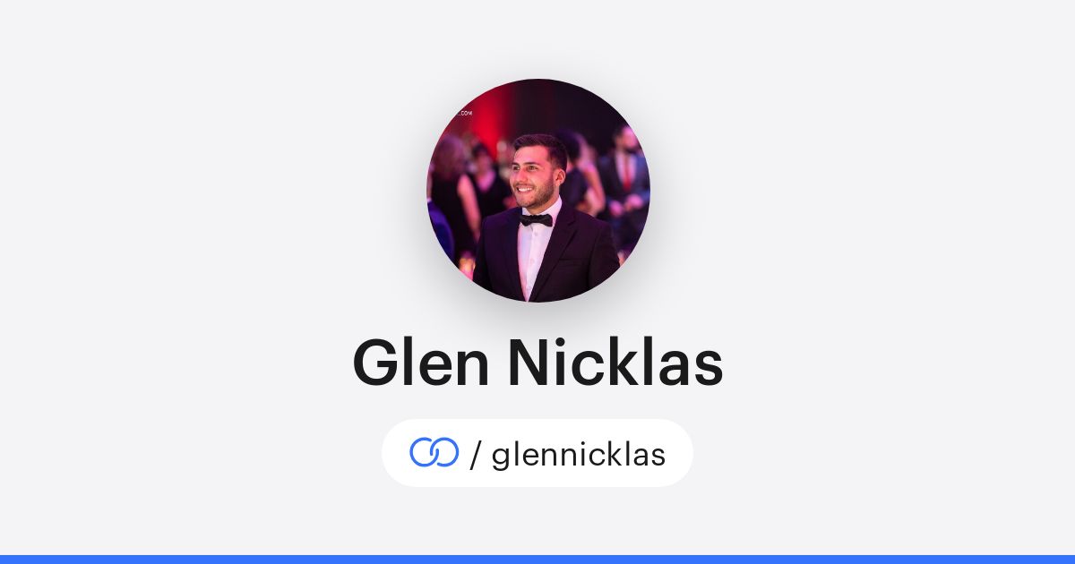 Glen Nicklas (/glennicklas) · solo.to