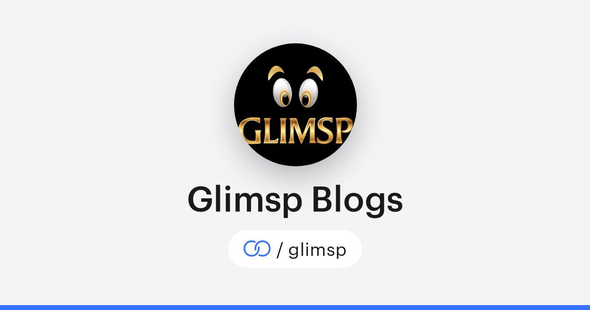 Glimsp Blogs (/glimsp) · solo.to