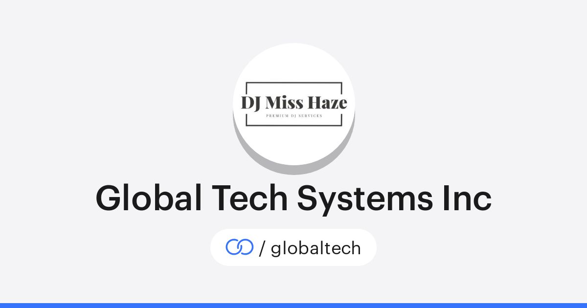 Global Tech Systems Inc (/globaltech) · solo.to